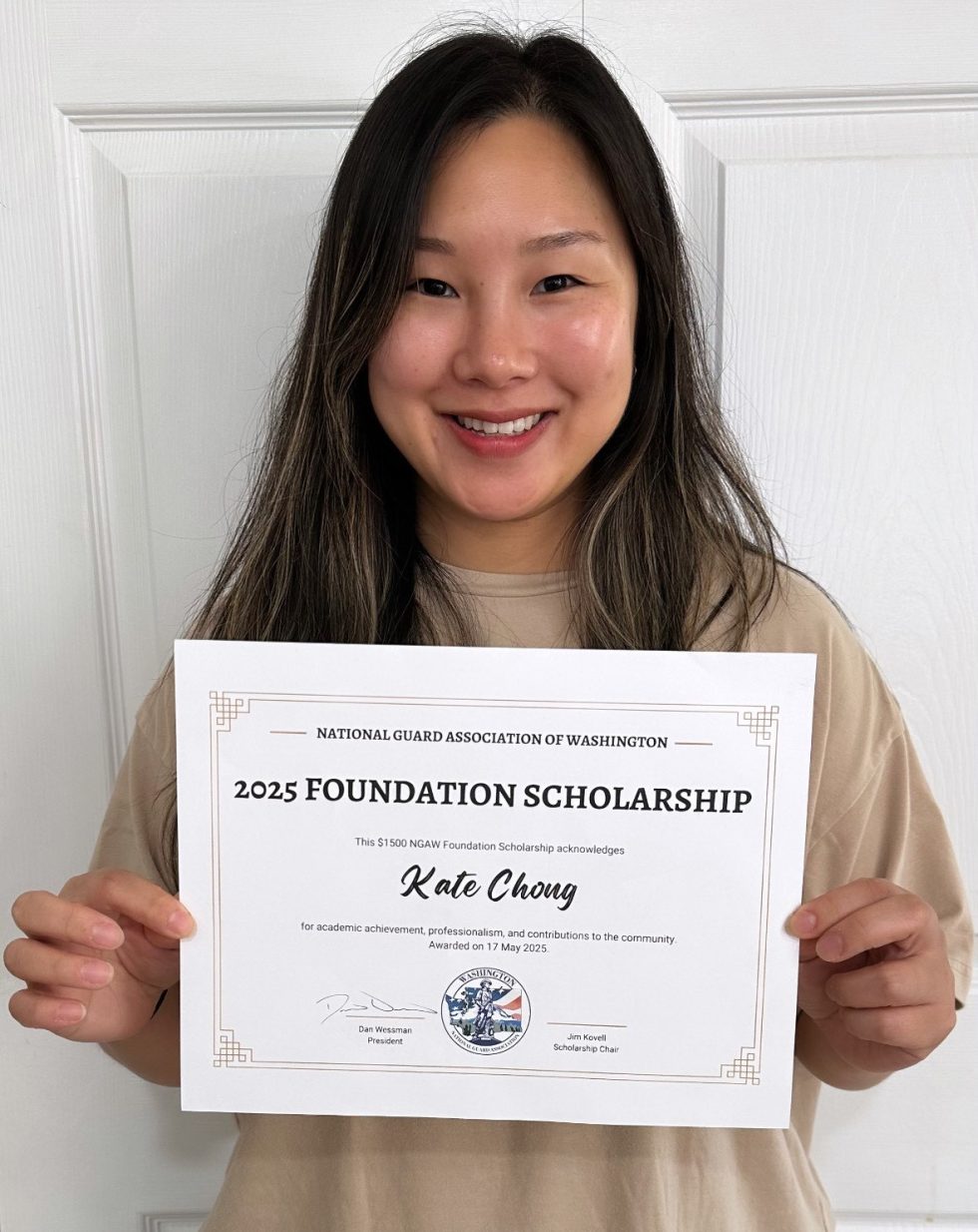 Scholarships | NGAW | National Guard Association of Washington